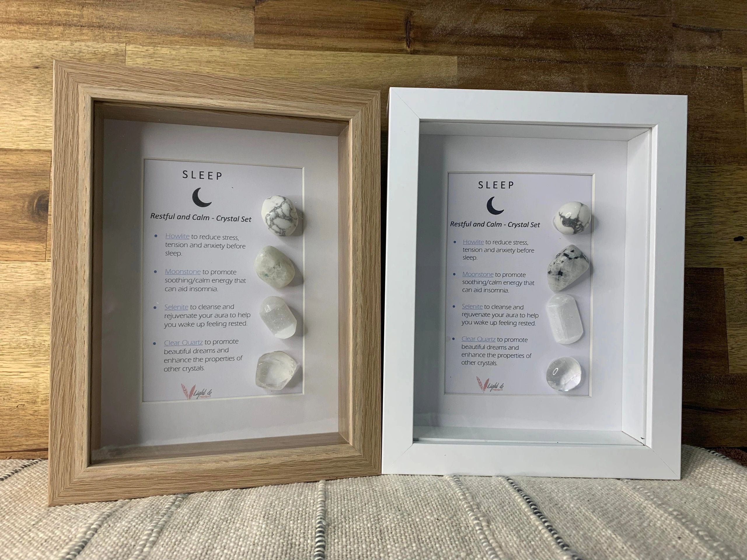 Sleep Crystal Shadow Box – Light & Insight