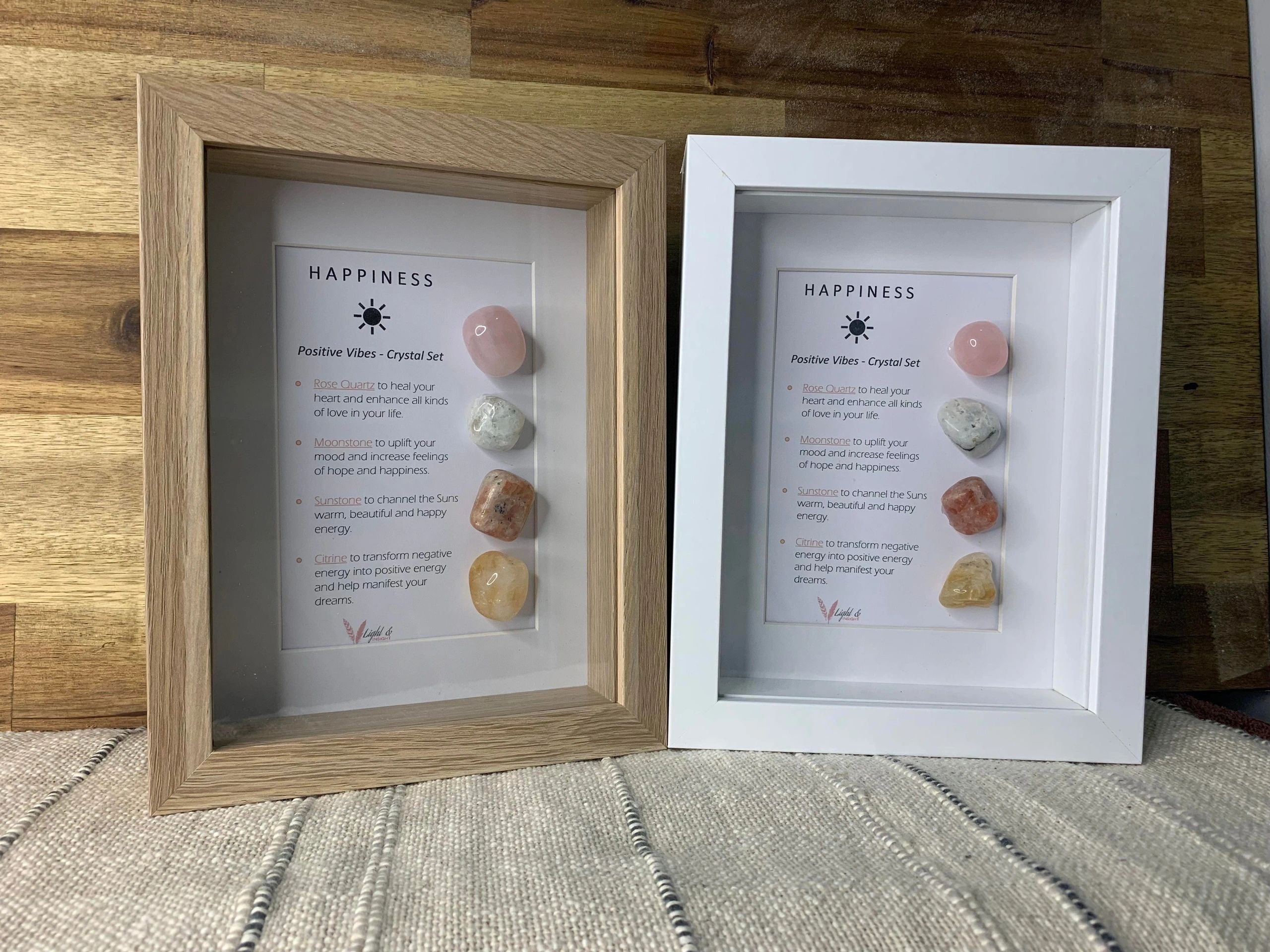 Happiness Crystal Shadow Box – Light & Insight