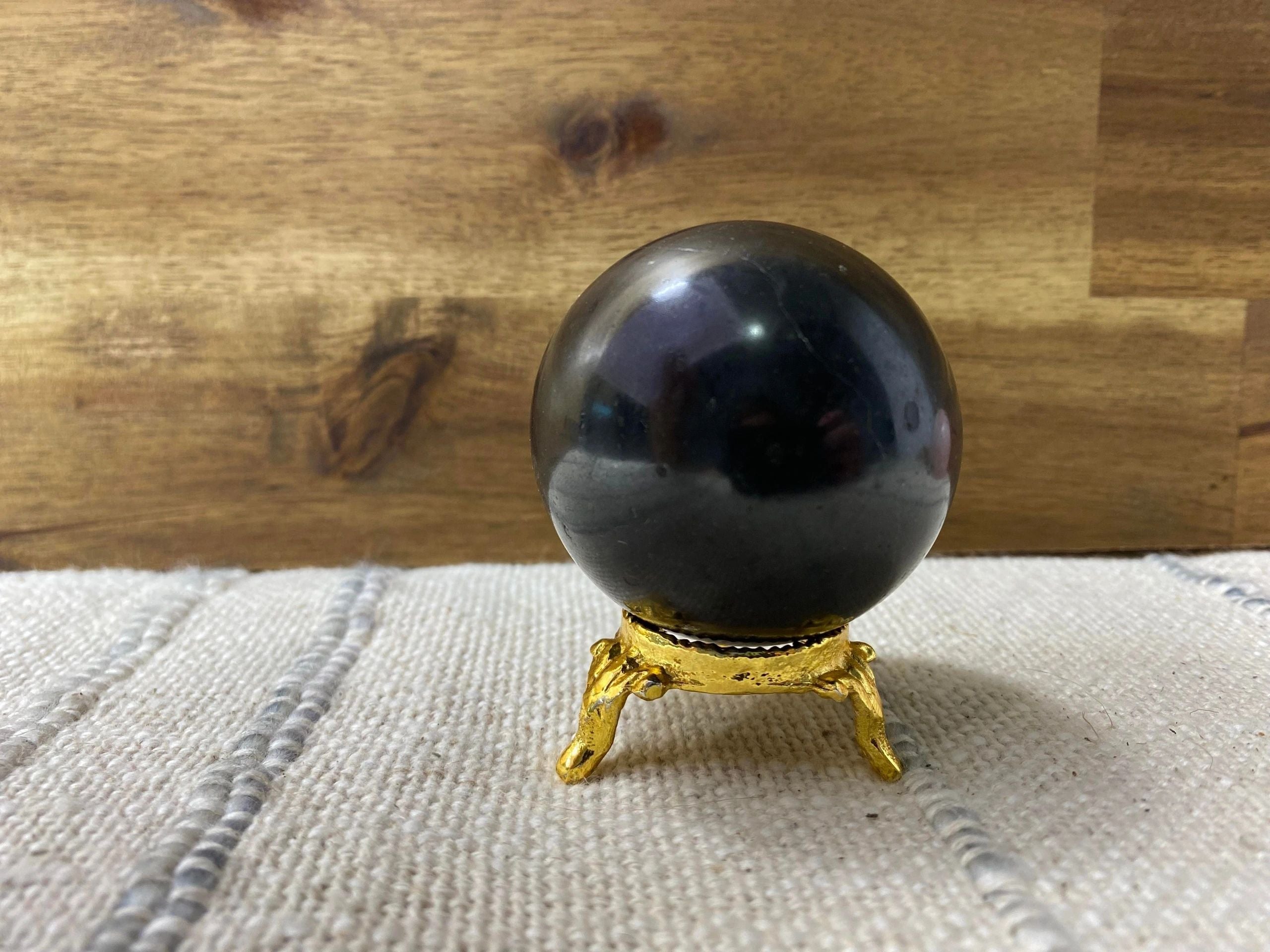 Black Tourmaline Sphere – Light & Insight