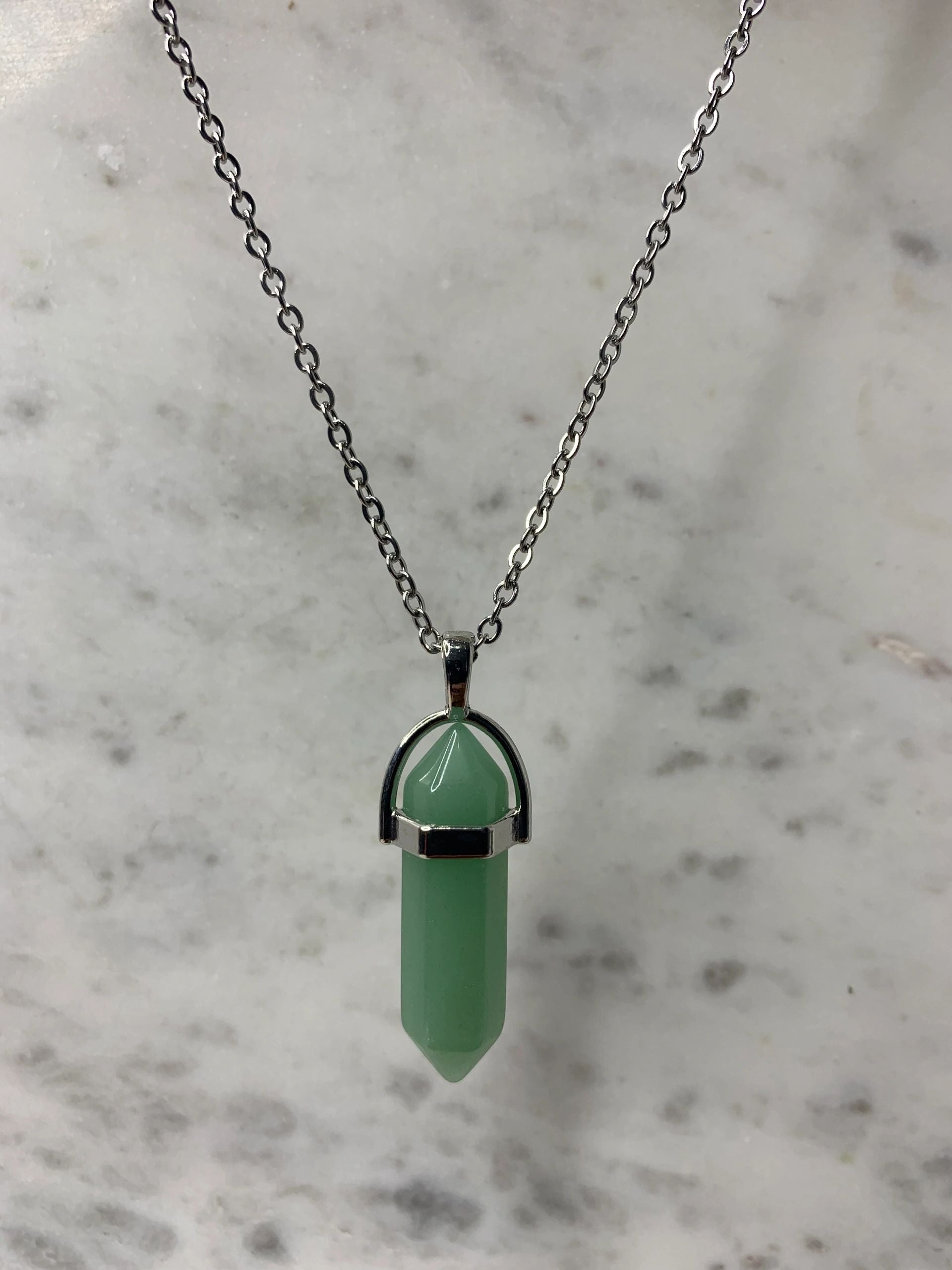 Green Aventurine Necklace – Light & Insight