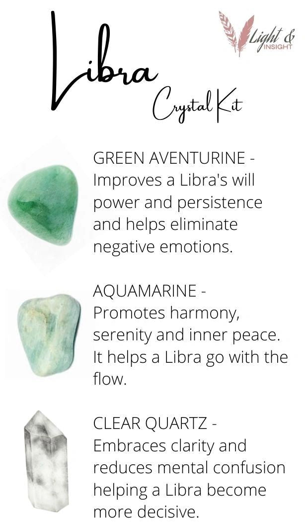 Libra Zodiac Crystal Kit – Light & Insight